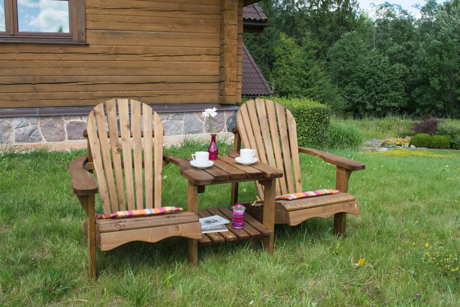 Lounge Sessel Mit Tisch