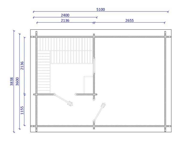Gartensauna 45 mm NWH Bamberg 45010 - Gartenzauber GmbH